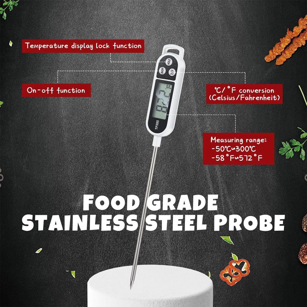 FoodMeter, elektroniczny cyfrowy termometr do pomiaru temperatury ...